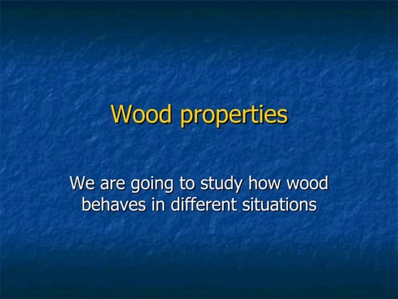 Wood defects-shakes and pitch pocket | PPT