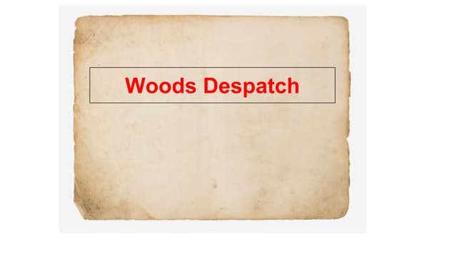 Wood's despatch 1854 | PPT
