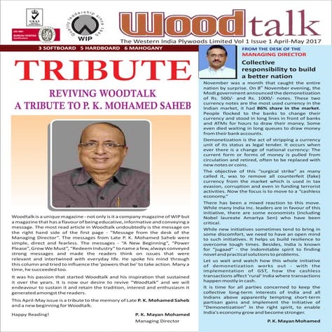 Wood talk:In-house magazine-2017 | PDF