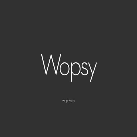 Wopsy - Application Performance and Pulse Monitoring | PDF