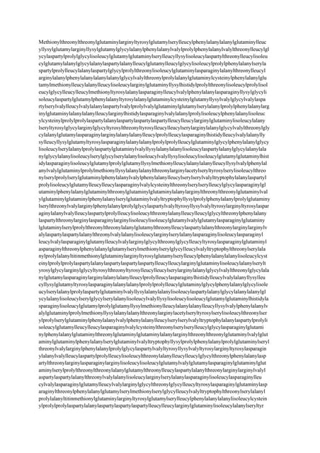 Full IUPAC Name for the Protein Titin | PDF