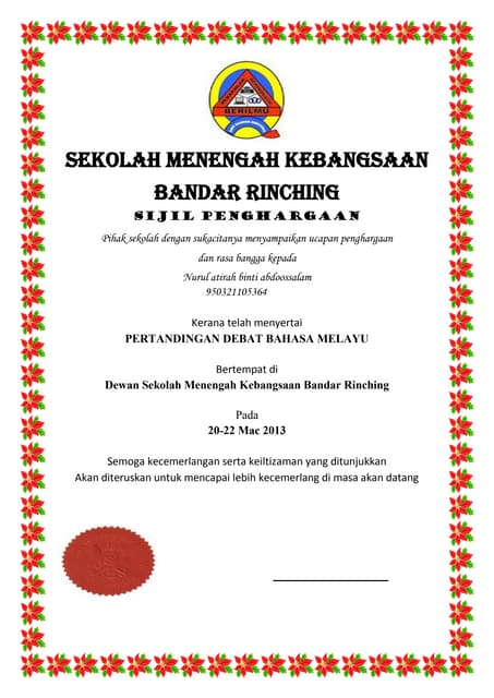 Sijil | PDF