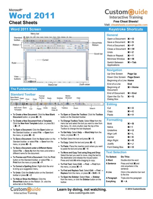 Powerpoint 2013-cheat-sheet | PDF