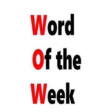 Word of the Week | PPTX | Drawing and Sketching | Arts and Crafts