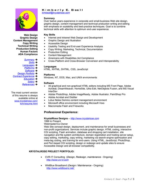 Chad Collins Professional Resume | RTF