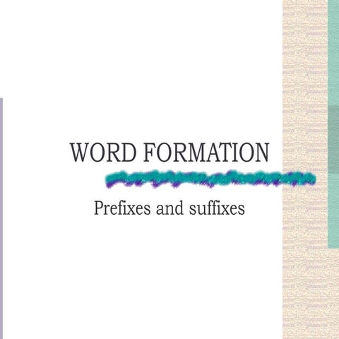 Word Formation | PPT