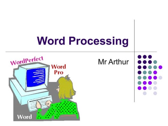 Applications: Word-Processing, Spreadsheet & Database | PPT