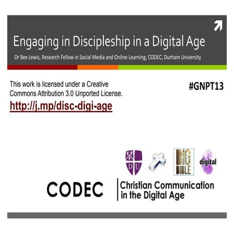 Engaging in Discipleship in a Digital Age | PPTX