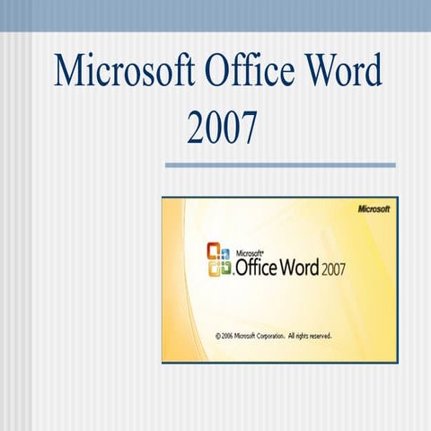 Word2007 | PDF