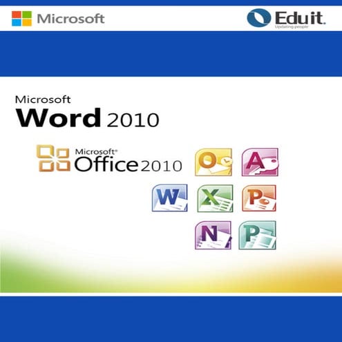 Guía de Microsoft Word 2010 | PDF