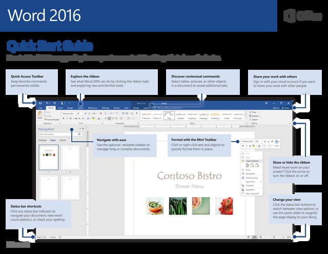 Powerpoint 2016 Quick Start Guide | PDF