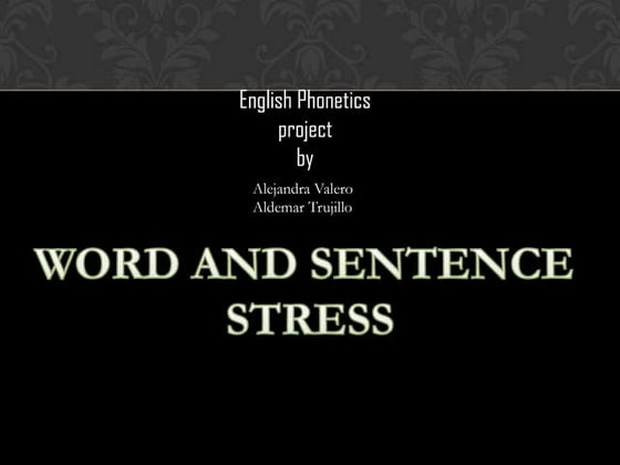 Engl6 lecture5 rhythm of english | PPTX