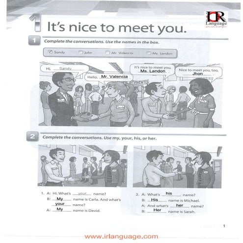 Wordbook unit 1 | PDF