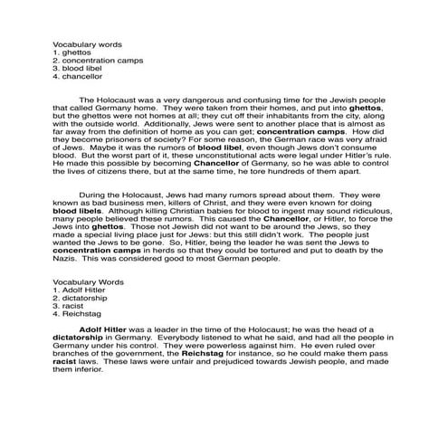 Word bundle examples | PDF