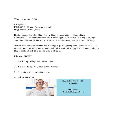 Word count 300Subject ITS-836 Data Science and Big Da.docx