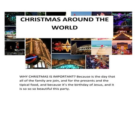 CHRISTMAS AROUND THE WORLD | ODT | National & Civic Holidays | Holidays