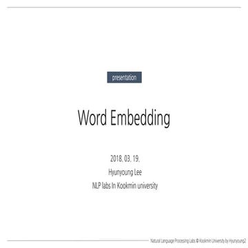 Word embeddings | PDF