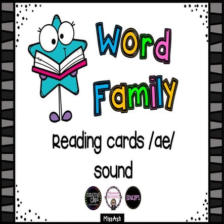 Word Family Reading Cards (ae) sound.pdf
