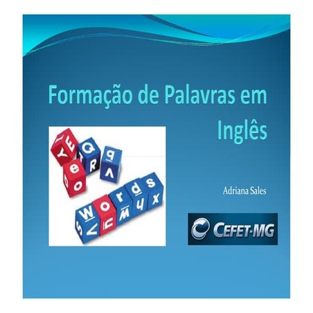 Word formation - prefixes and sufixes | PDF