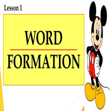 Word formation | PPTX
