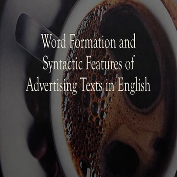 Linguagem da propaganda/ Language in Advertising | PPT