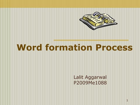 English 9 - Word Formation | PPT