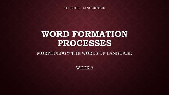 Semantics: Seven types of meaning | PPT