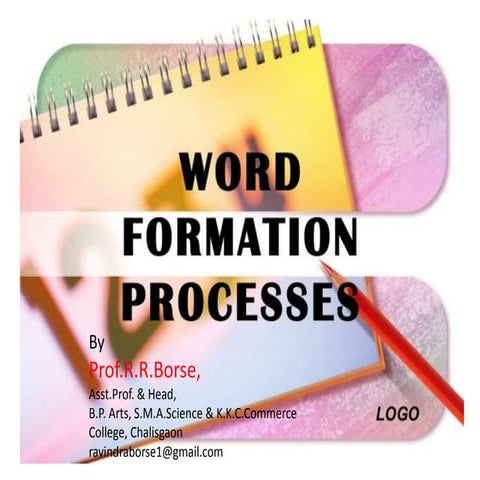 Word Formation Processes | PPT