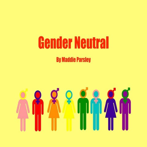 Word gender neutral presentation | PPTX
