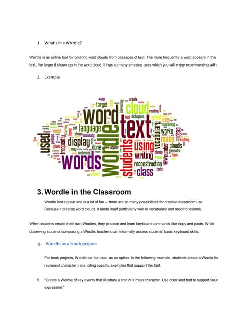 Wordle powerpoint | PPTX