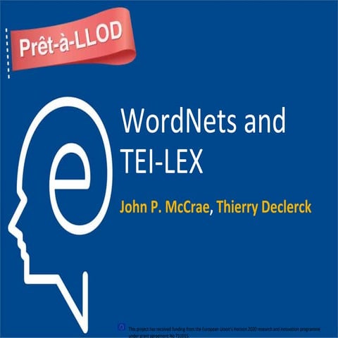 Wordnets and TEI-LEX | PPTX