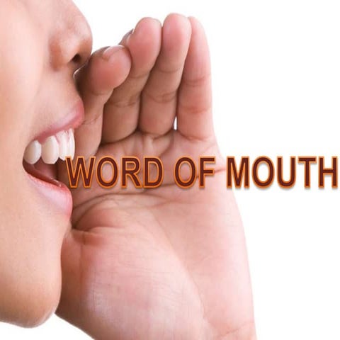 Word of mouth | PPT