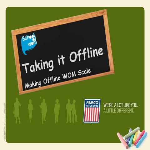 Word of mouth marketing - Taking it offline | PDF