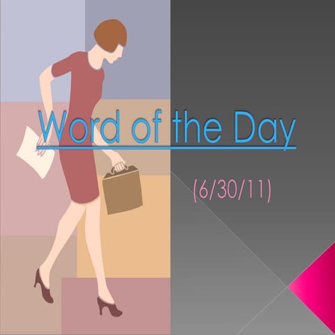 Word of the day | PPT