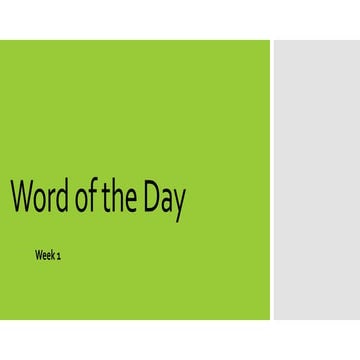 Word of the day | PPTX