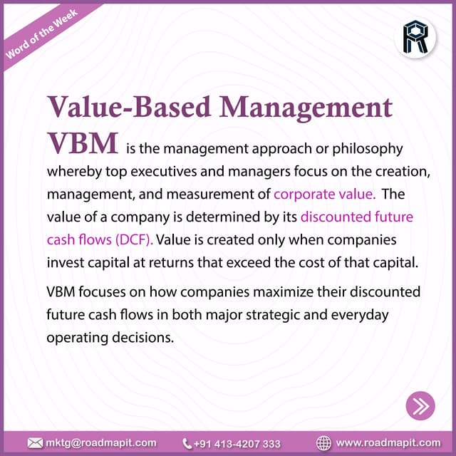 Value Based Management | PDF