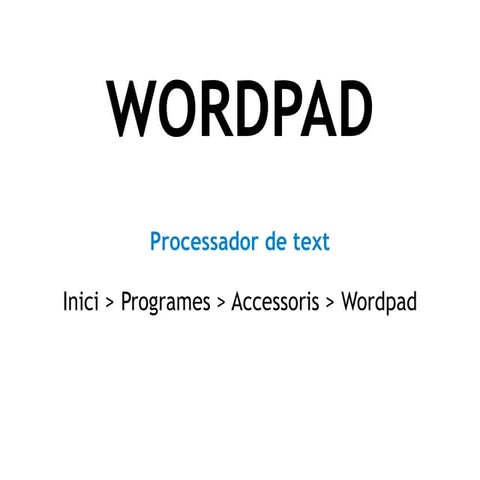 Wordpad 1 | ODP