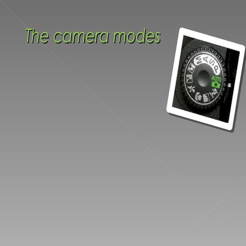The Camera Modes | PPT