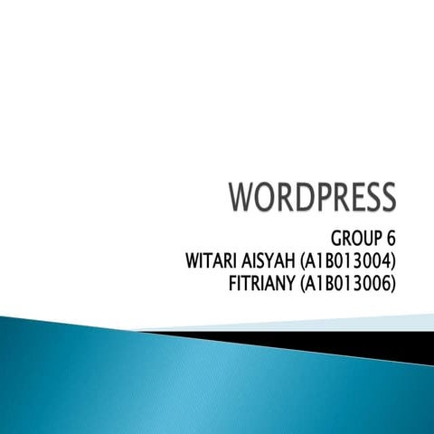 Wordpress | PPT