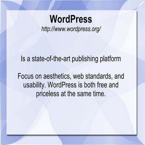Wordpress Lrs | ODP