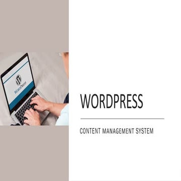 Wordpress ppt tentang file penting informatika | PPT