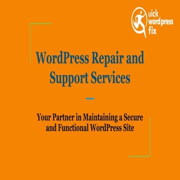 WordPress Repair and Support Services.pptx