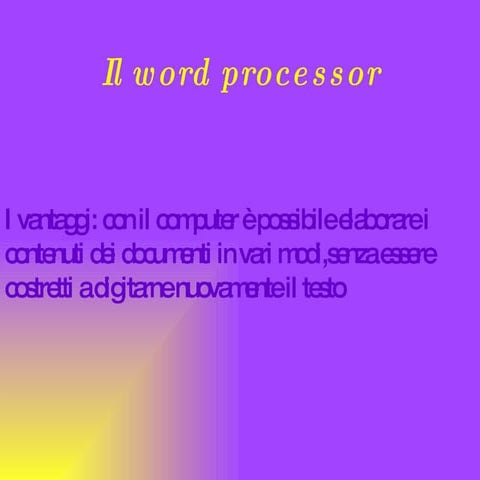 Word Processor | PPT | Computing | Technology & Computing