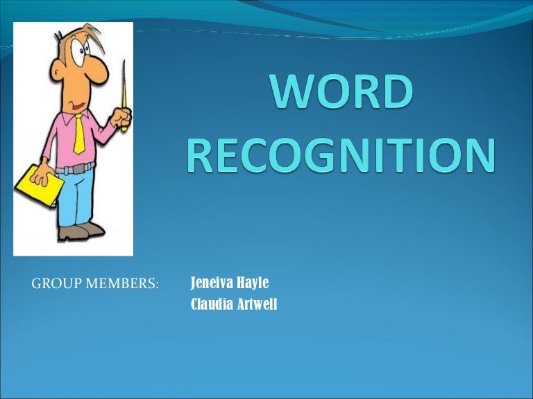 word-recognition