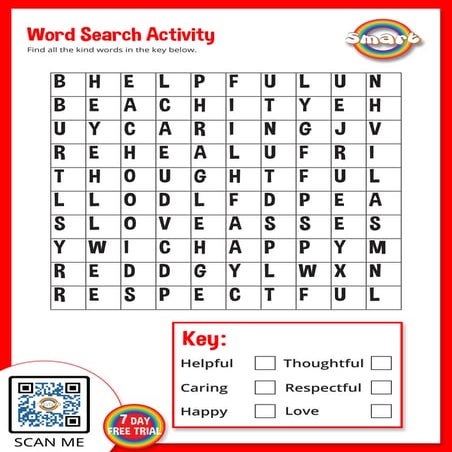 kindness wordsearch for kids UK | PDF | Children\'s Games and Toys ...