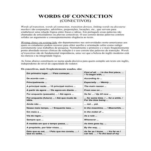 Words of connection | PDF