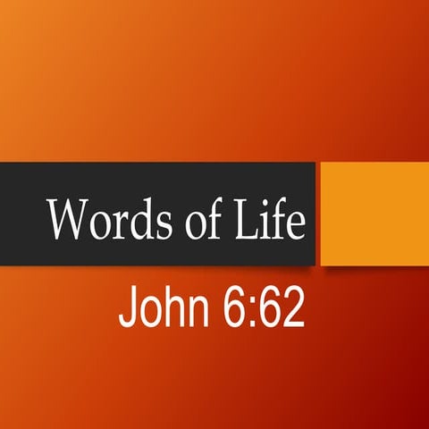 Words of life | PPT