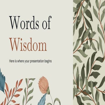 Words of Wisdom by Slidesgo.pptx