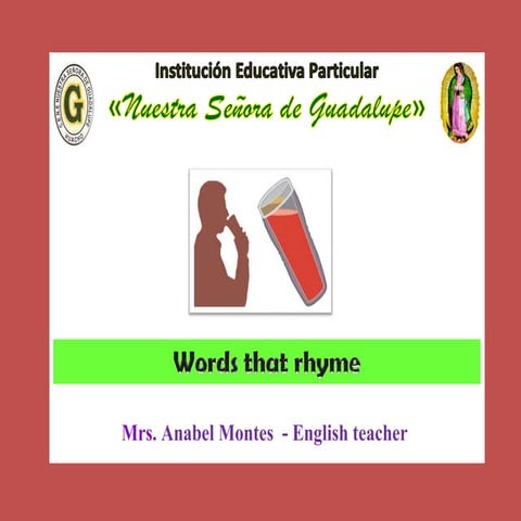Words that rhyme | PPT