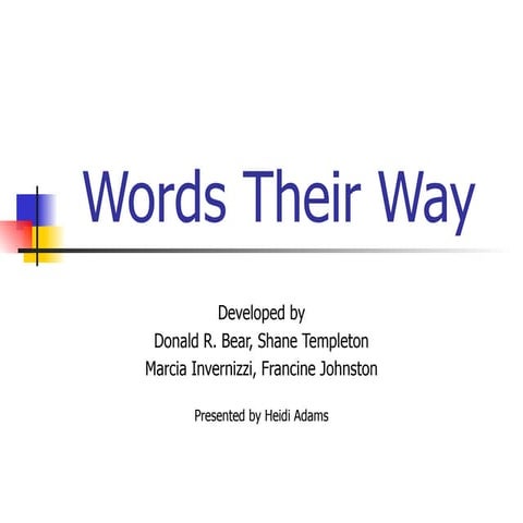 Words Their Way | PPT | Board Games and Puzzles | Games and Puzzles